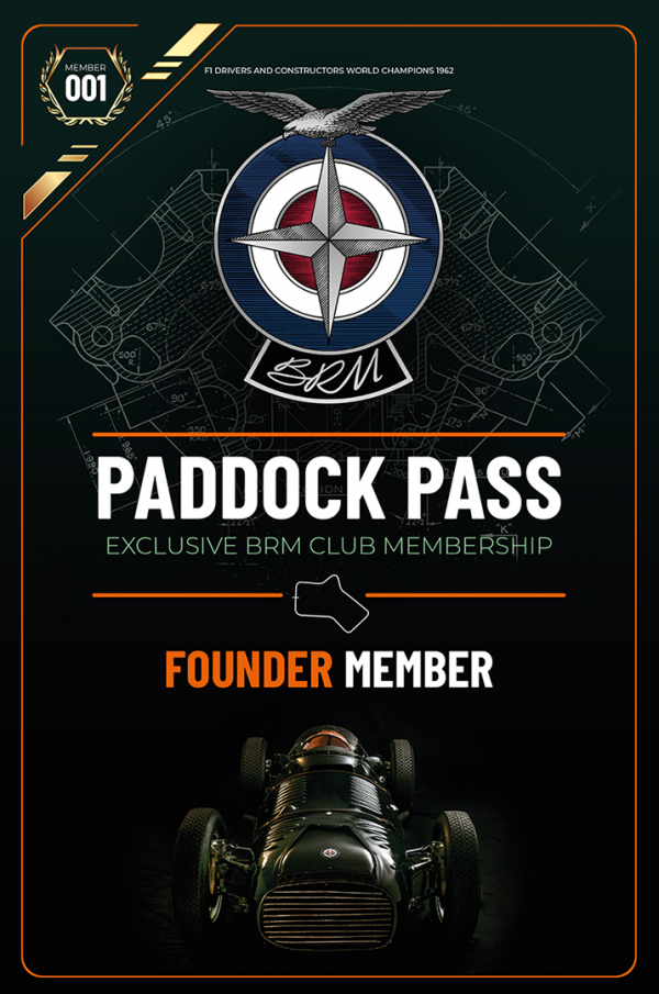 BRM Paddock Pass